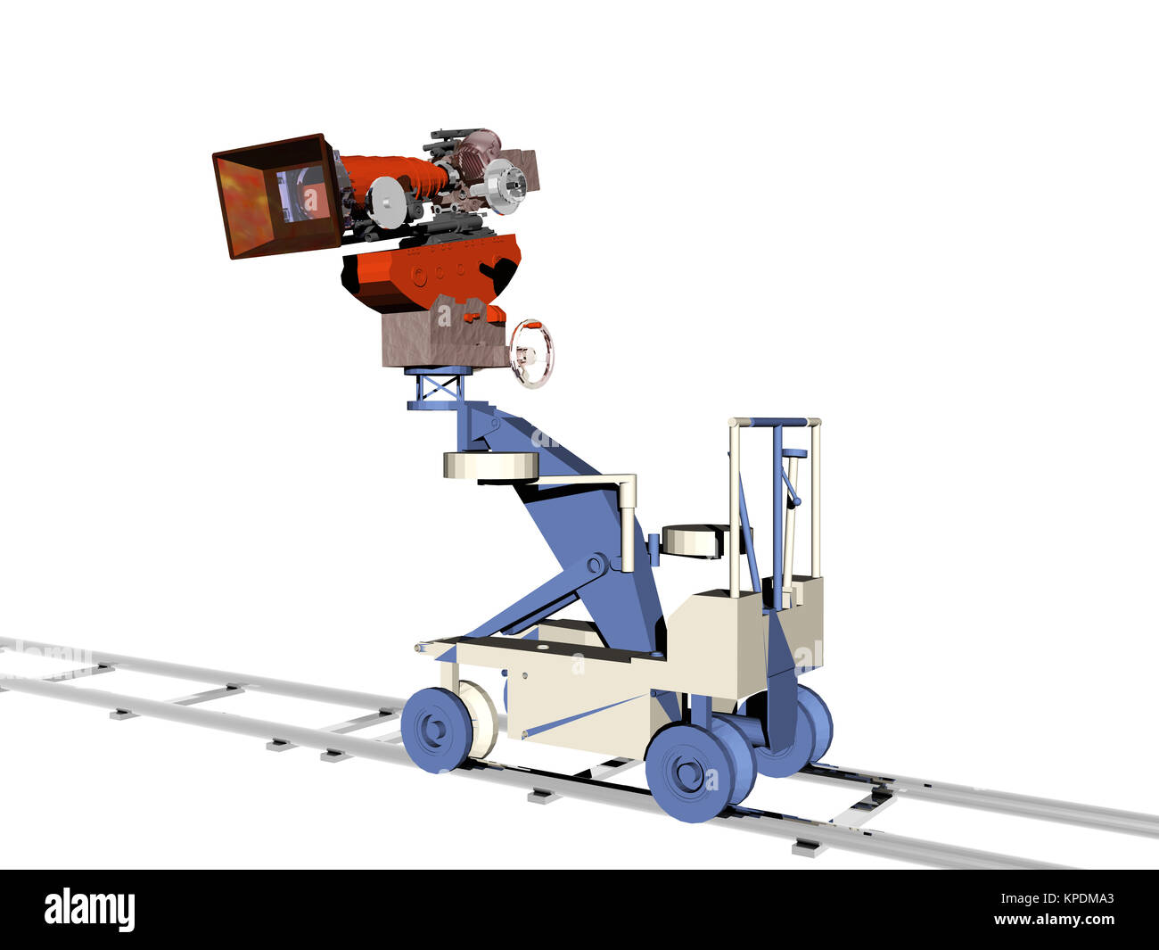 Camera trolley unlocked Stock Photo - Alamy