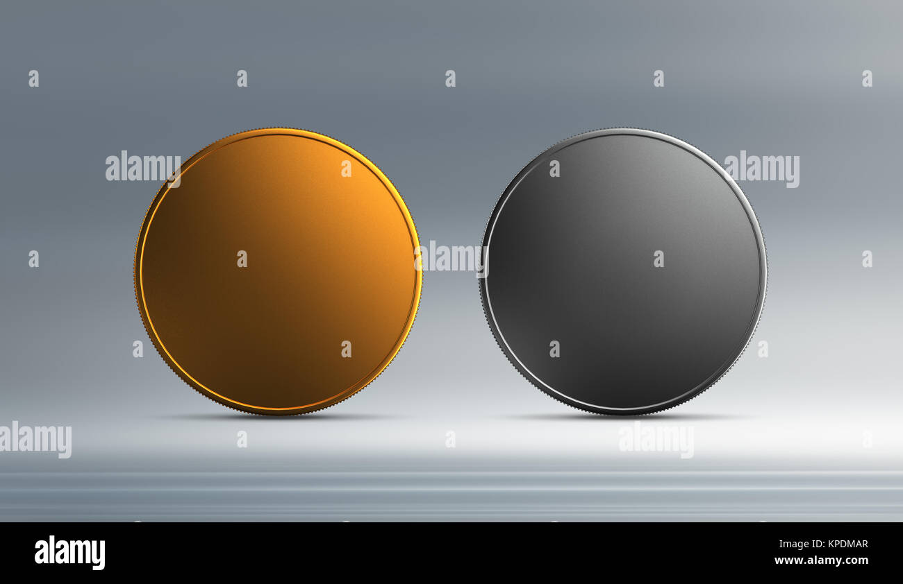face of Gold silver coin with background Stock Photo - Alamy