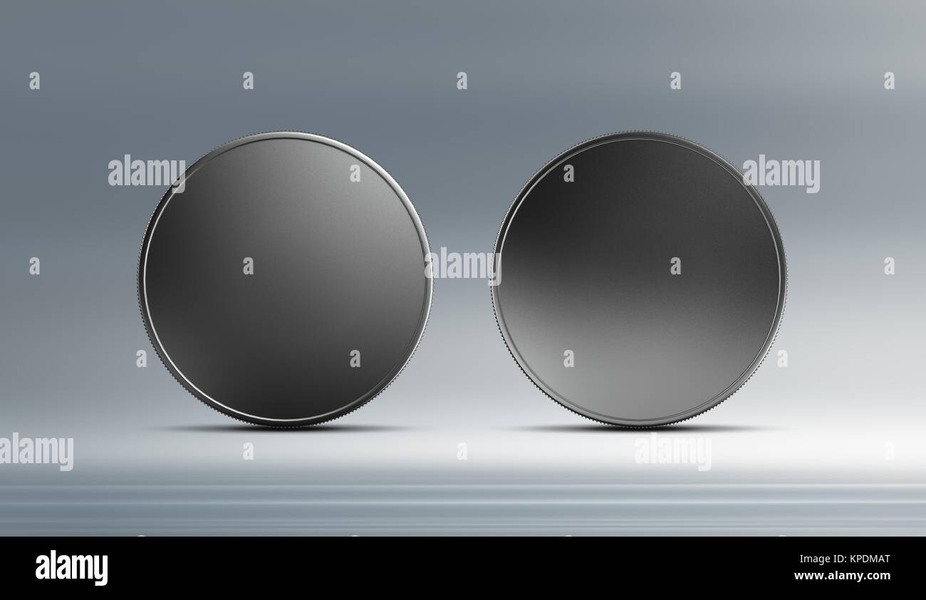 front and back Silver coin with background Stock Photo - Alamy