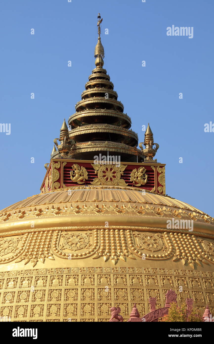 buddhist temple of ava in myanmar Stock Photo - Alamy