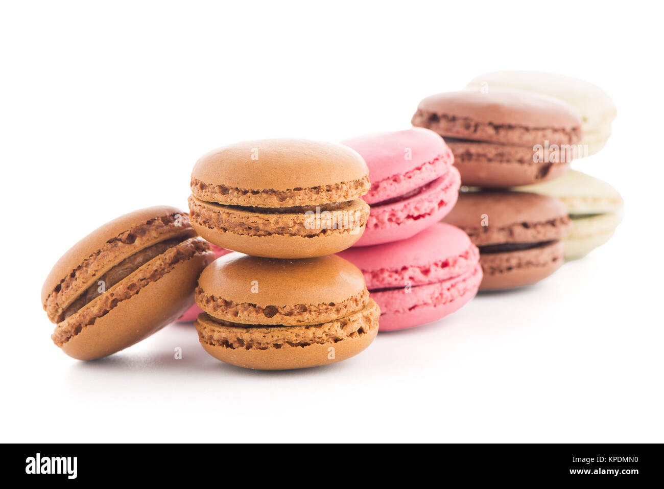 Colorful French Macarons Stock Photo - Alamy