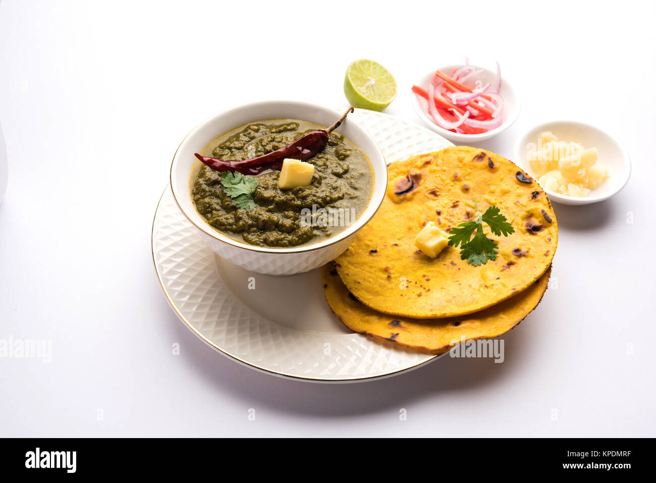 Sarson Ka Saag Makki Ki Roti popular north indian main course menu ...
