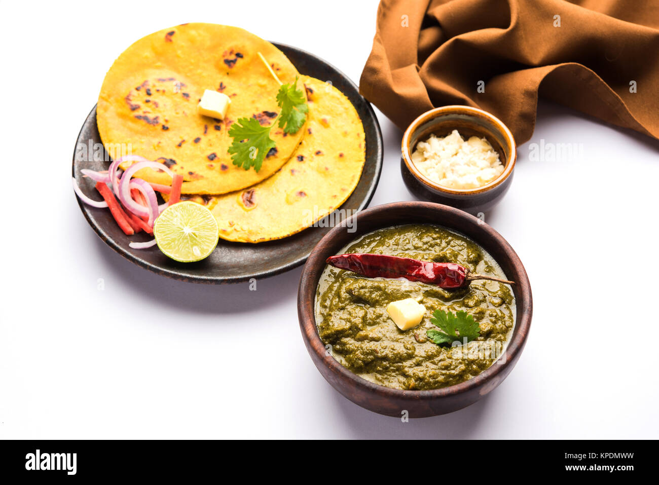 Sarson Ka Saag Makki Ki Roti popular north indian main course menu ...