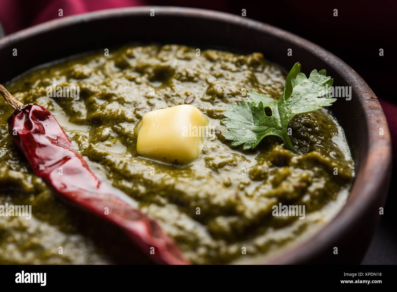 Sarson ka saag with makki ki roti hi-res stock photography and images ...