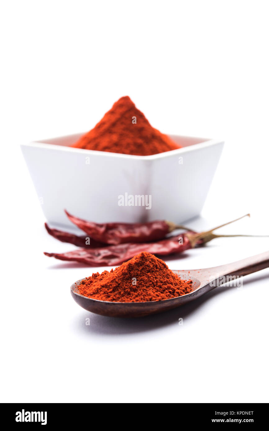 Red chilly powder hi-res stock photography and images - Alamy