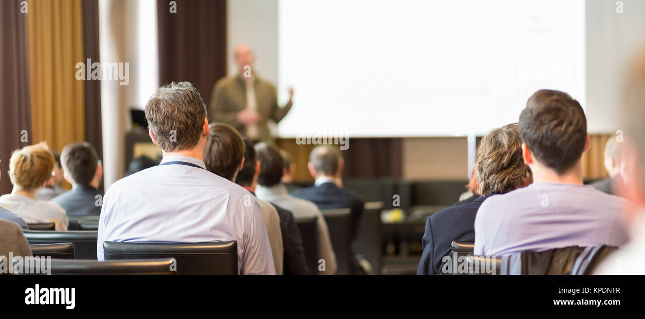 Audience in the lecture hall Stock Photo - Alamy