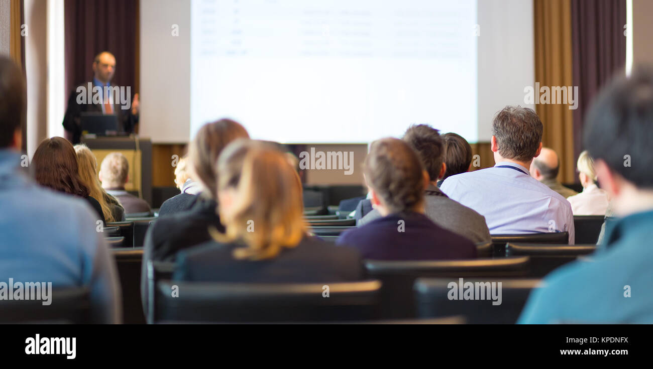 Audience in the lecture hall Stock Photo - Alamy