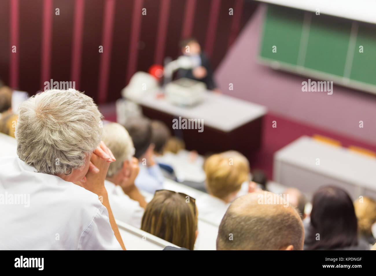 Lecture at university Stock Photo - Alamy