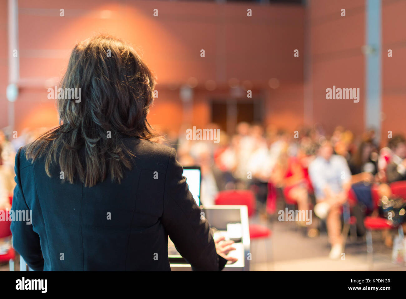Female professor lecturing hi-res stock photography and images - Alamy