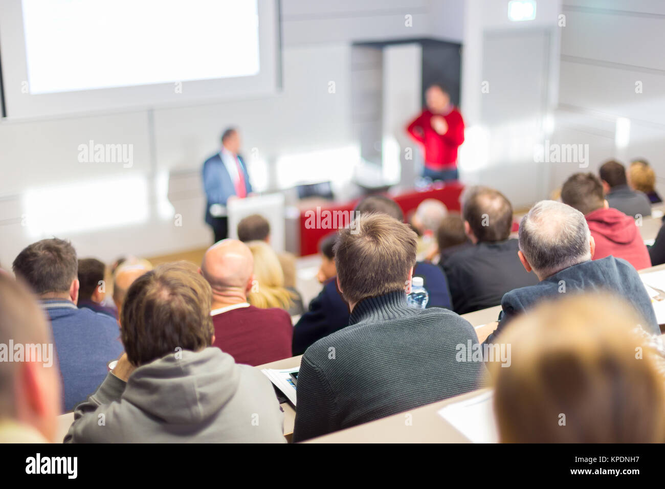 Speaker at Business Conference and Presentation Stock Photo - Alamy