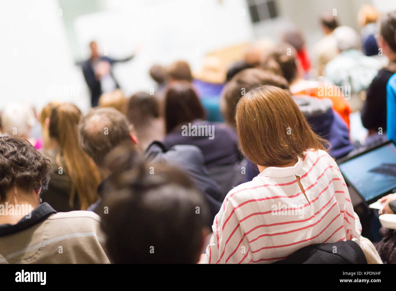 Lecture at university Stock Photo - Alamy