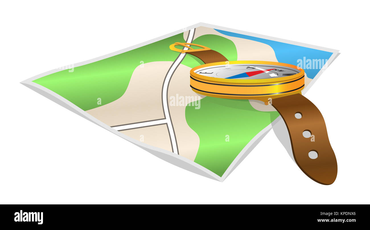 Map vector illustration Stock Photo - Alamy