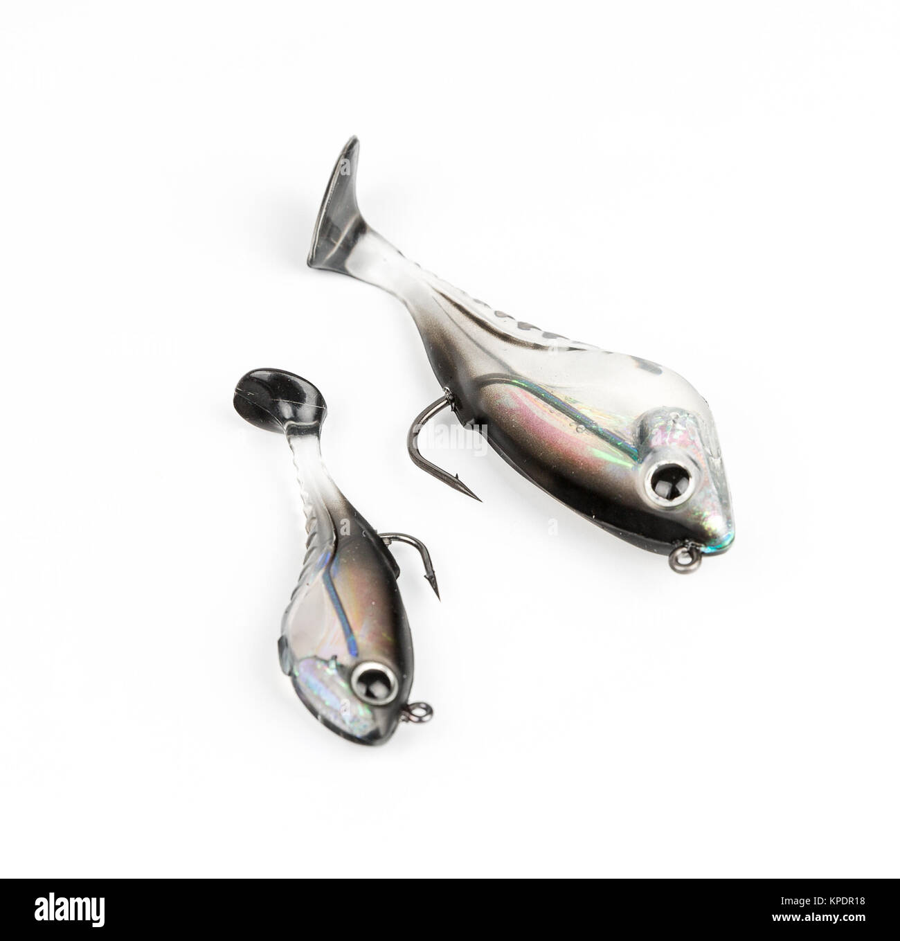 Fishing baits set Stock Photo - Alamy