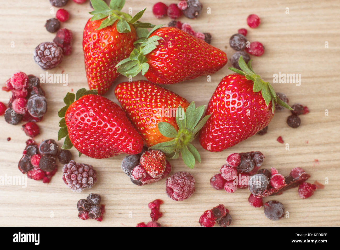 Healthy Red Fruits Stock Photo - Alamy