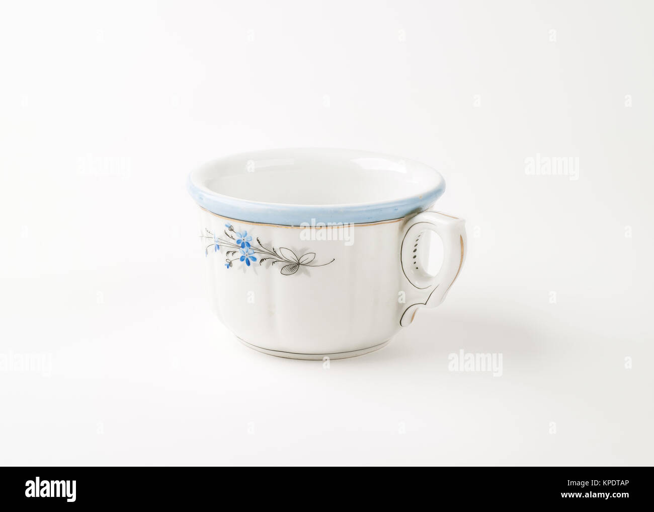 hand painted rustic tea cup Stock Photo - Alamy