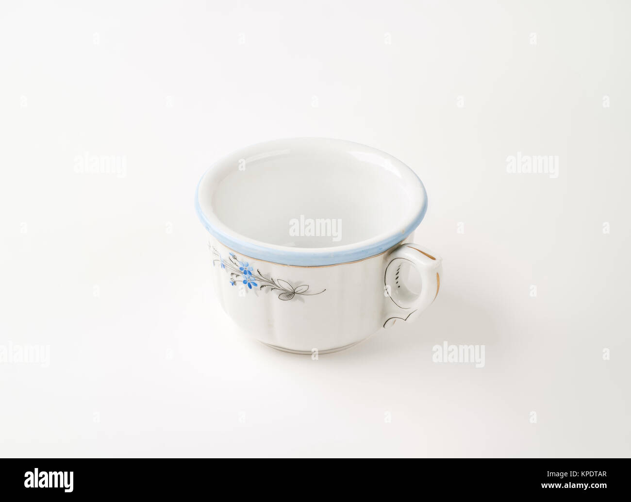 hand painted rustic tea cup Stock Photo - Alamy