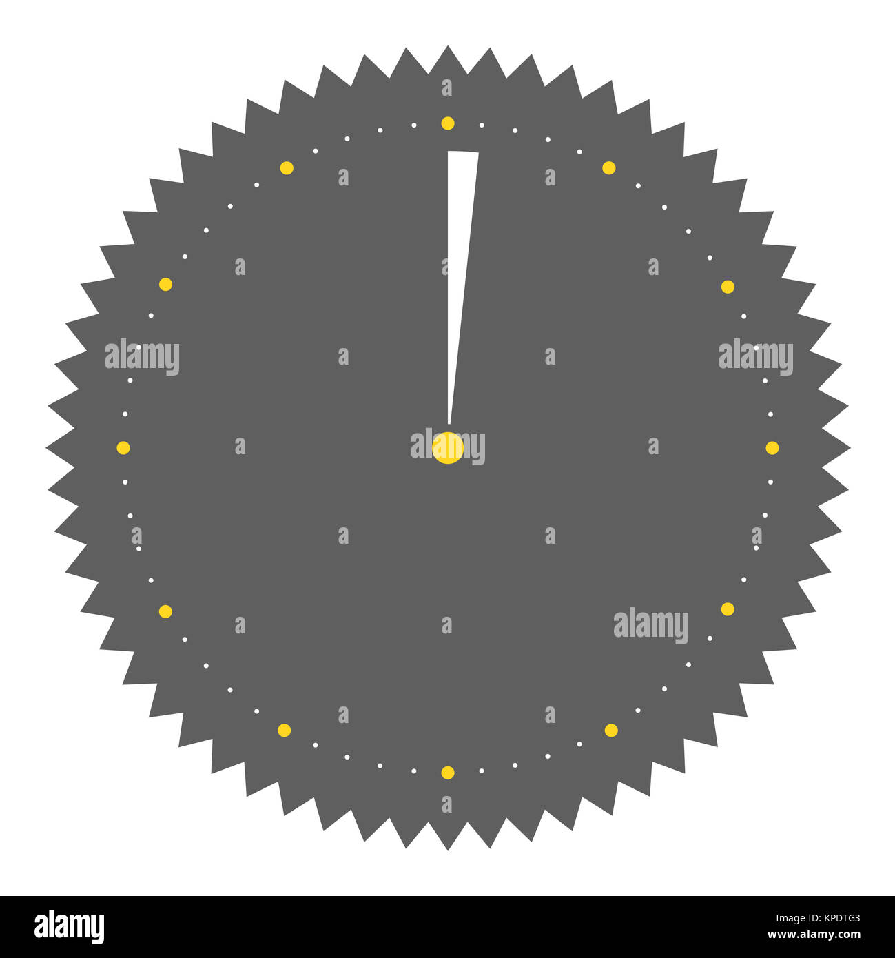 One minute to Cut Out Stock Images & Pictures - Alamy