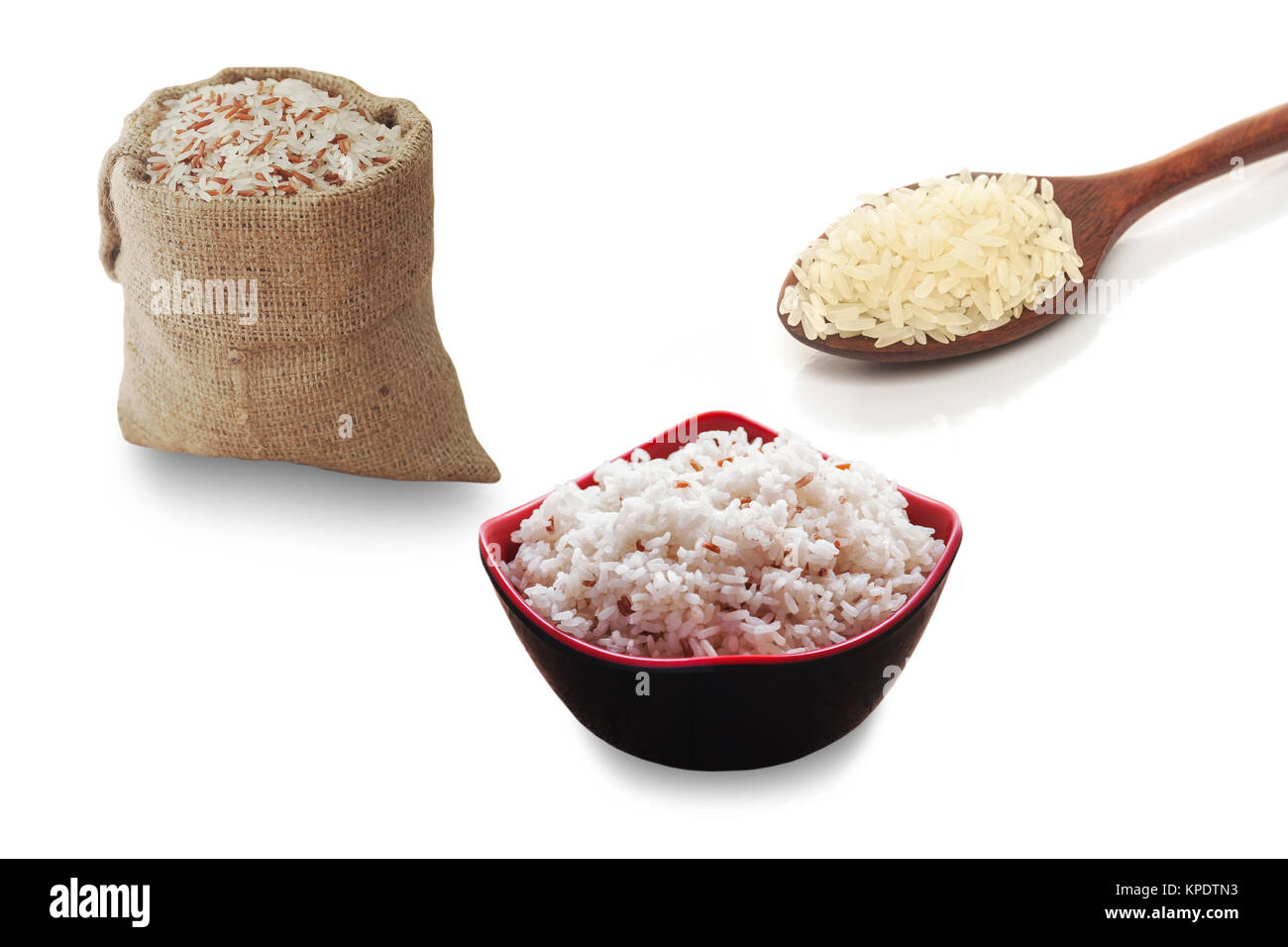 All rice collection isolated, Clipping path Stock Photo - Alamy