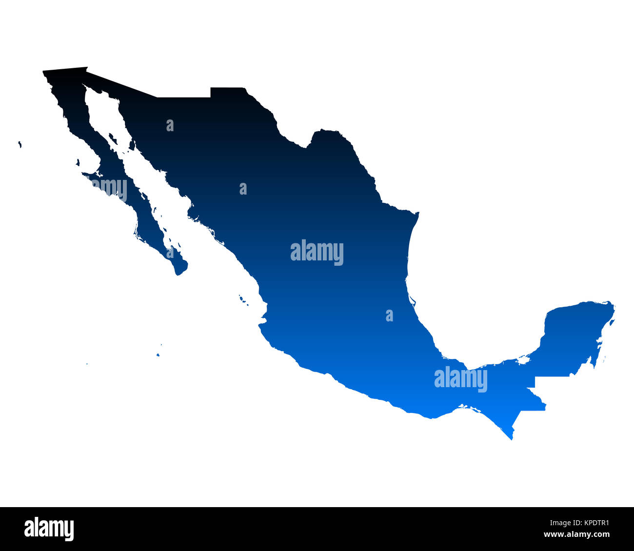 map of mexico Stock Photo - Alamy