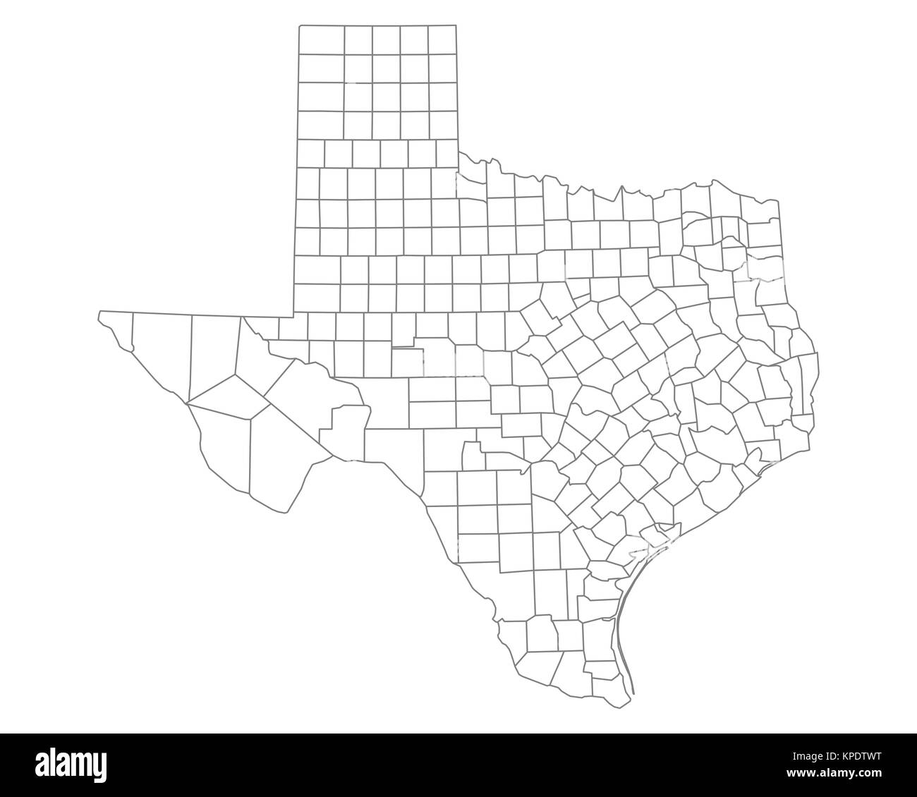 map of texas Stock Photo - Alamy