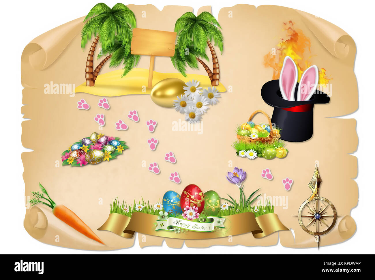 Map Of Easter Island High Resolution Stock Photography and Images - Alamy