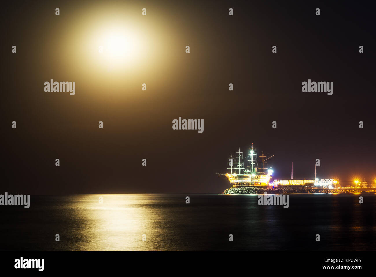 Moonrise Night Nighttime High Resolution Stock Photography and Images ...