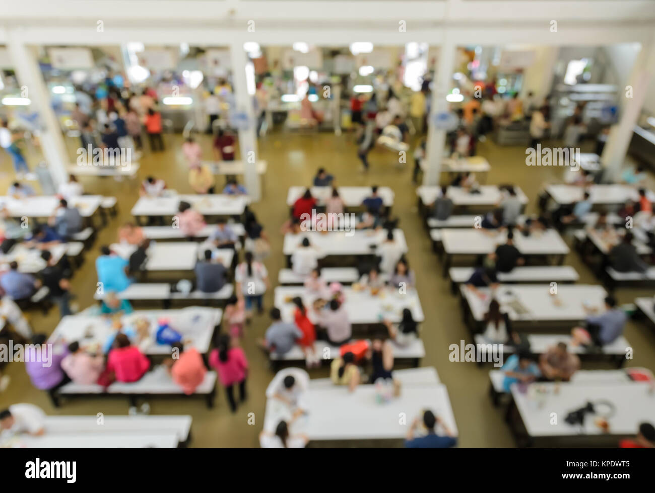 School food court hi-res stock photography and images - Alamy