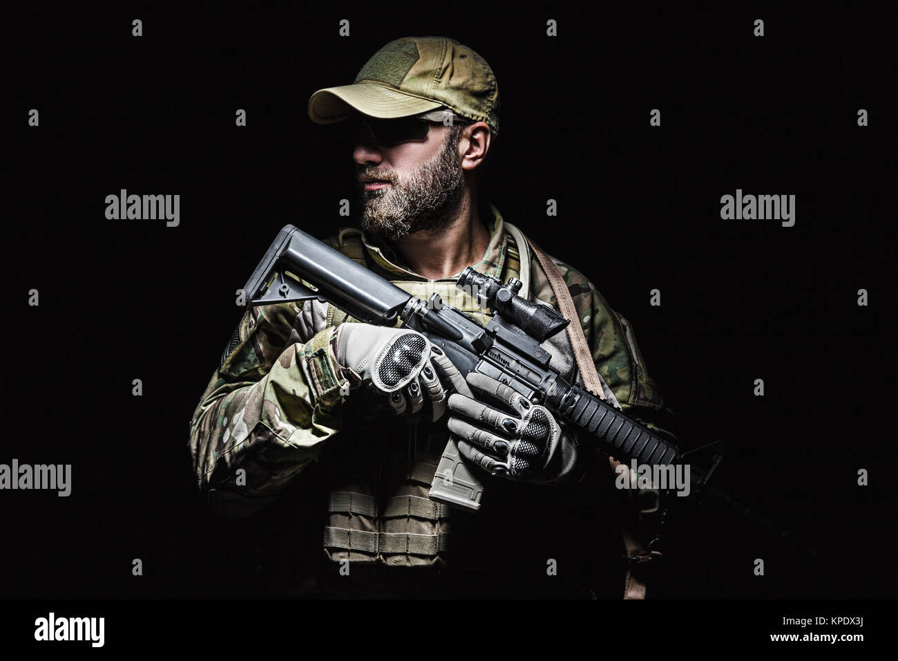 US Army Green Beret Stock Photo - Alamy