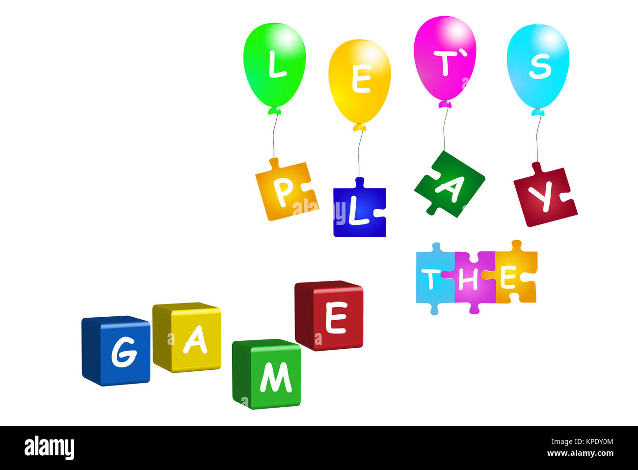 Lets have fun Cut Out Stock Images & Pictures - Alamy