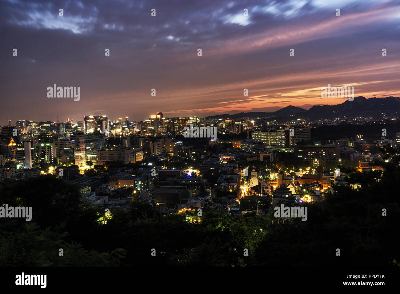 Naksan Park View Stock Photo - Alamy