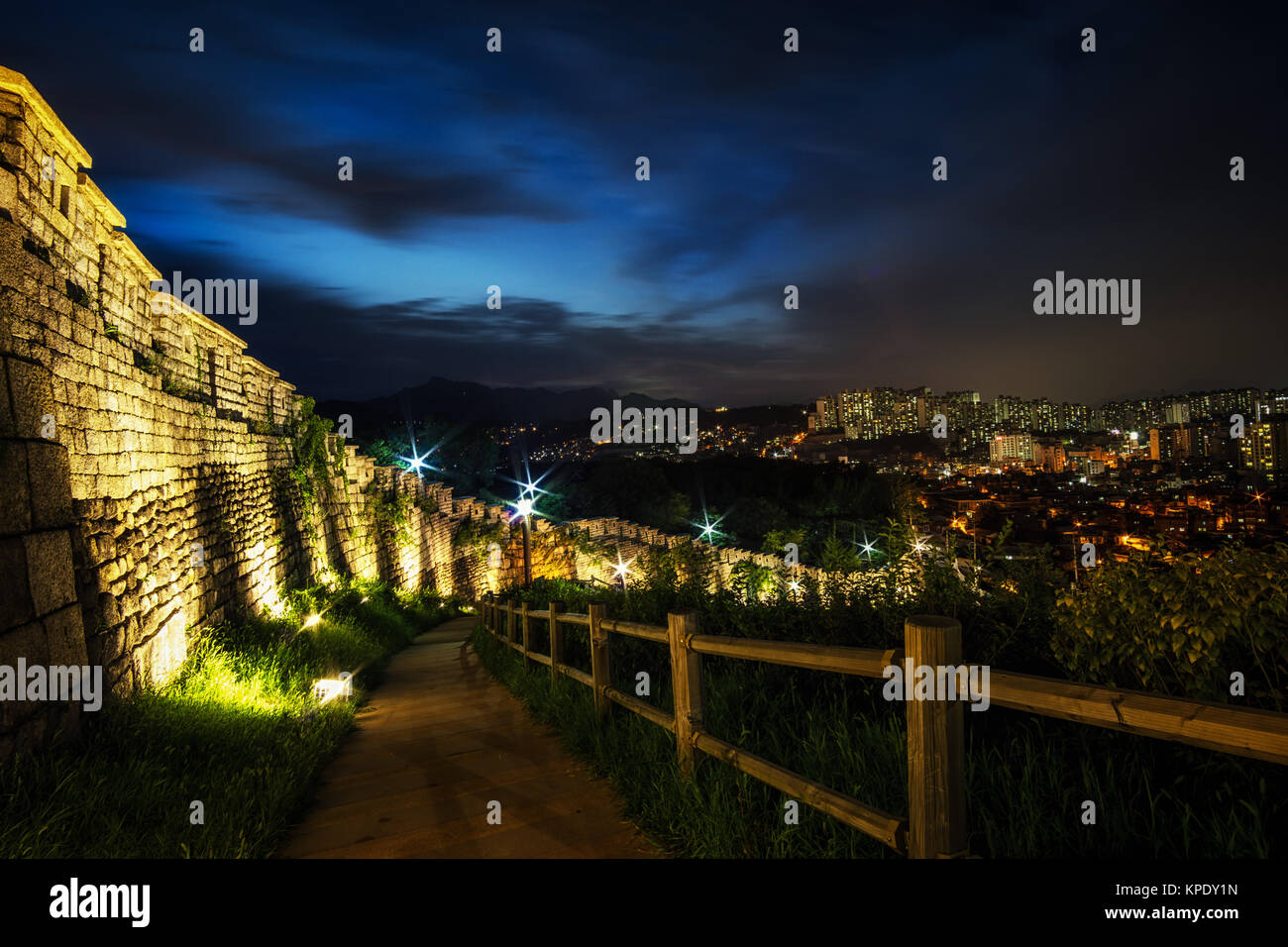 Naksan Fortress Wall Stock Photo - Alamy