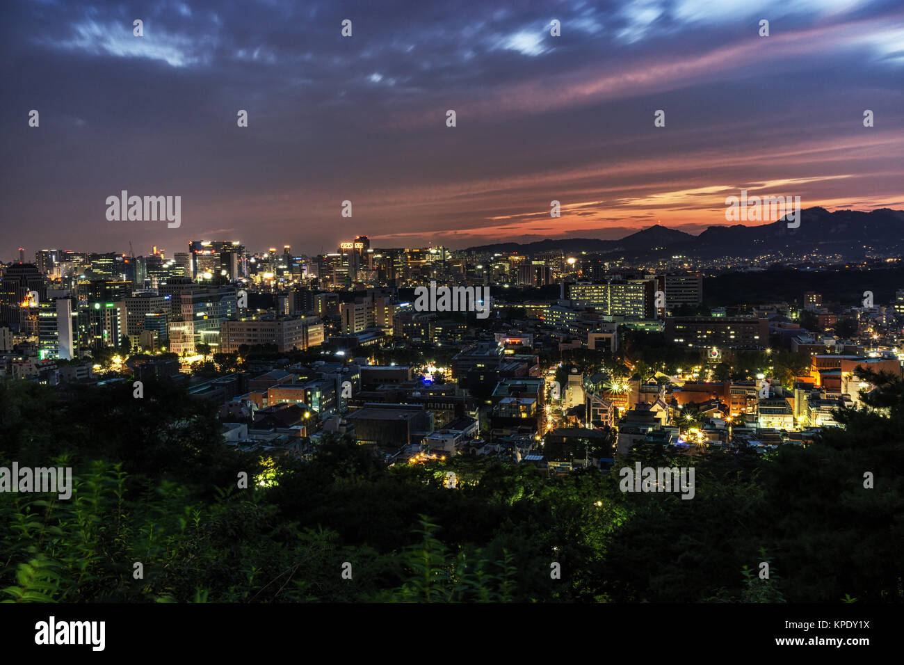 Naksan Park View Stock Photo - Alamy