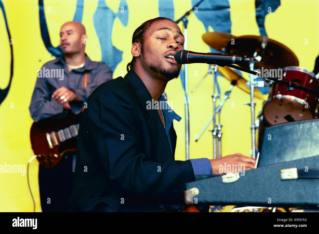 D'Angelo at the KMEL All-Star Summer Jam in Mountain View, CA. August ...