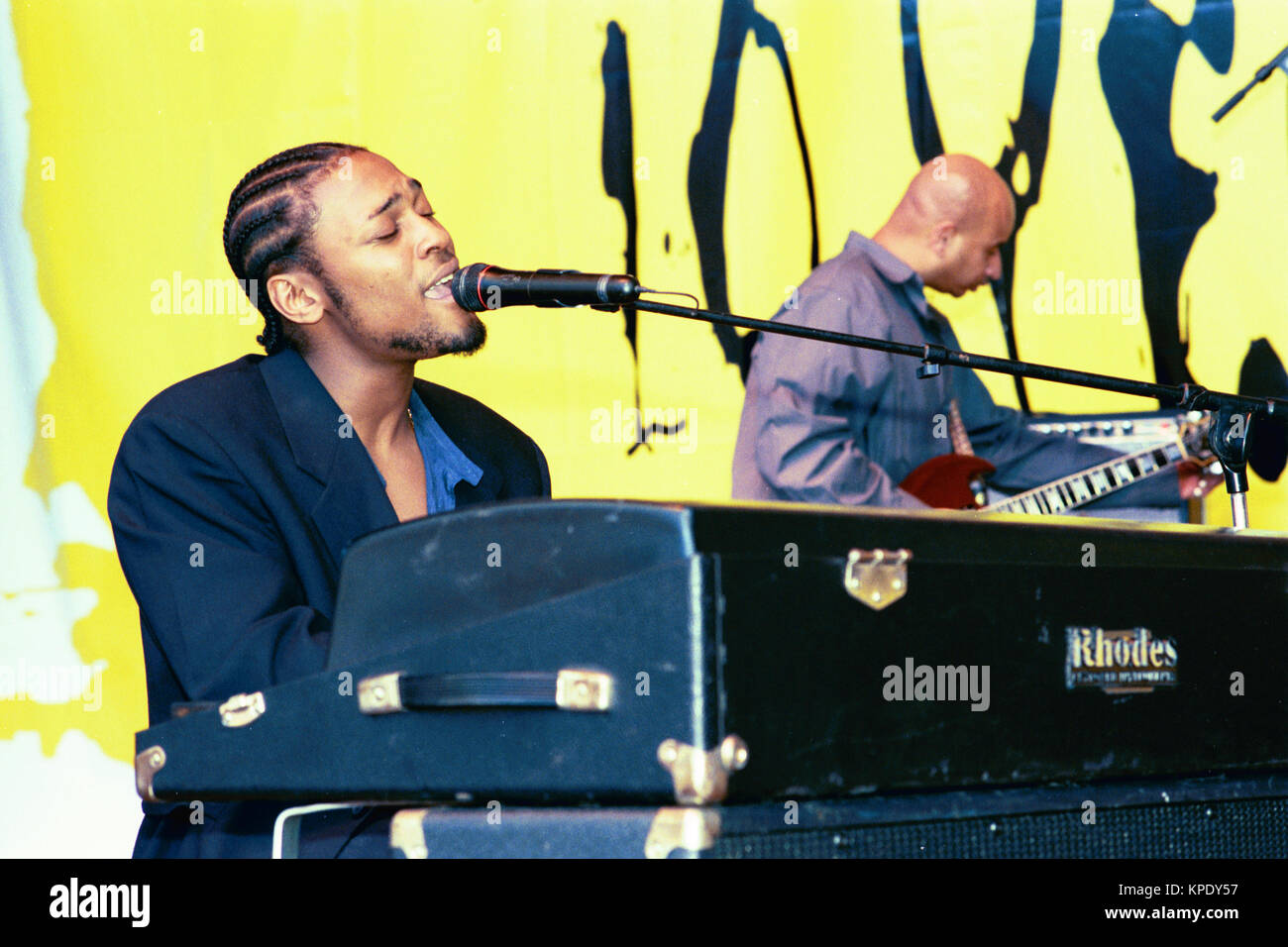 D'Angelo at the KMEL All-Star Summer Jam in Mountain View, CA. August ...