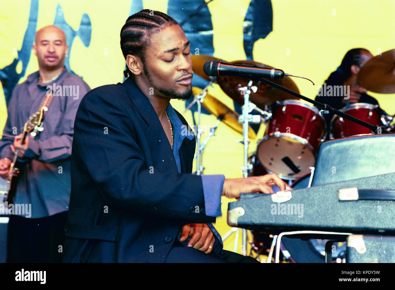 D'Angelo at the KMEL All-Star Summer Jam in Mountain View, CA. August ...