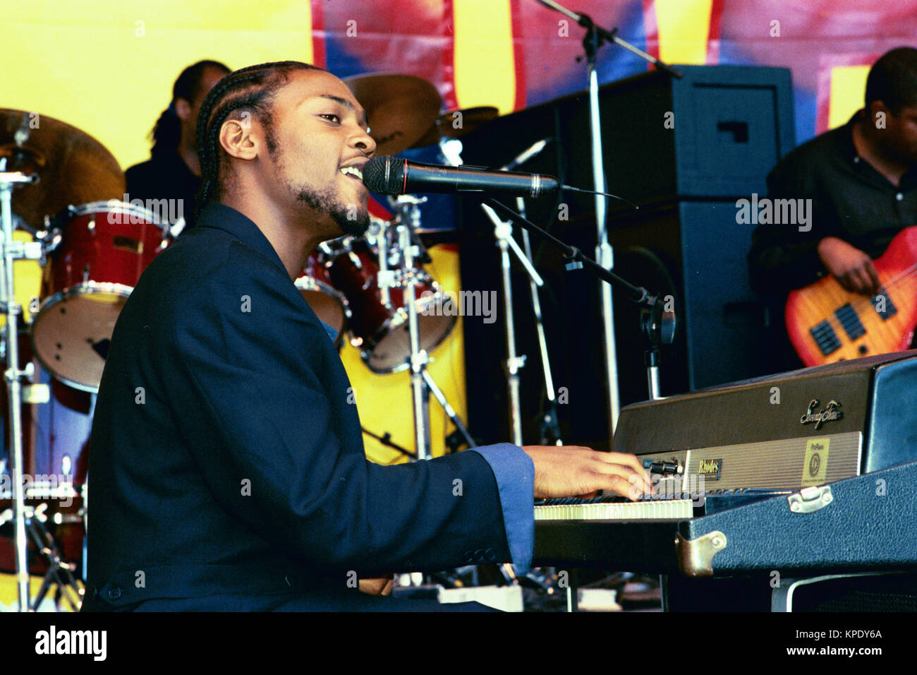 D'Angelo at the KMEL All-Star Summer Jam in Mountain View, CA. August ...