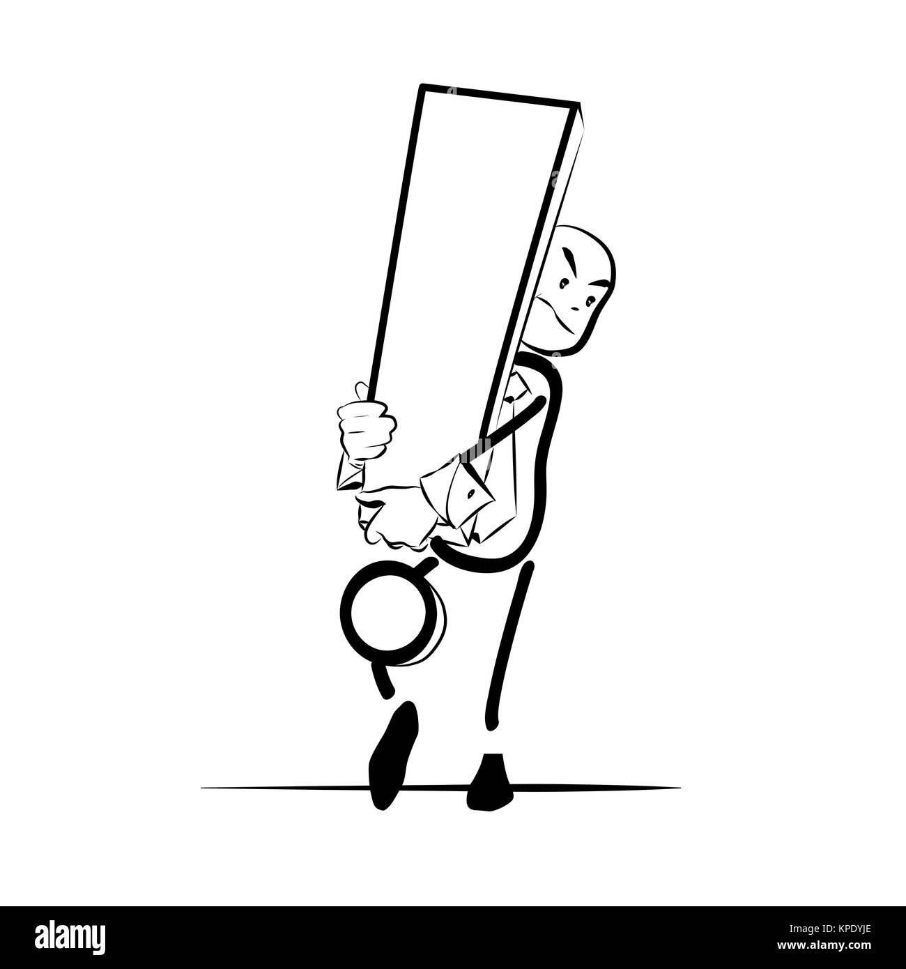 businessman exclamation mark Stock Photo - Alamy businessman exclamation mark Stock Photo - Alamy
