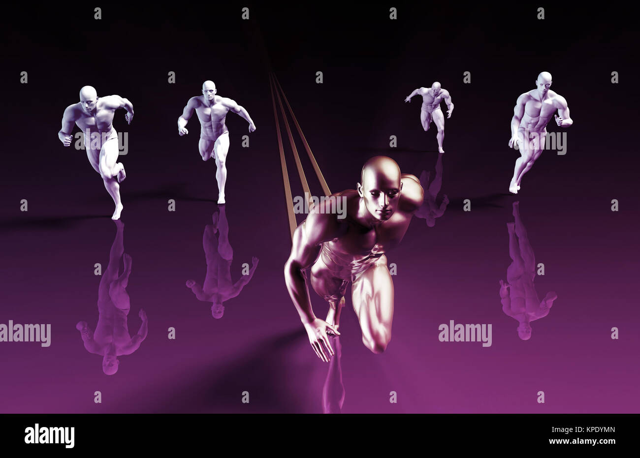 Business People Running Stock Photo - Alamy