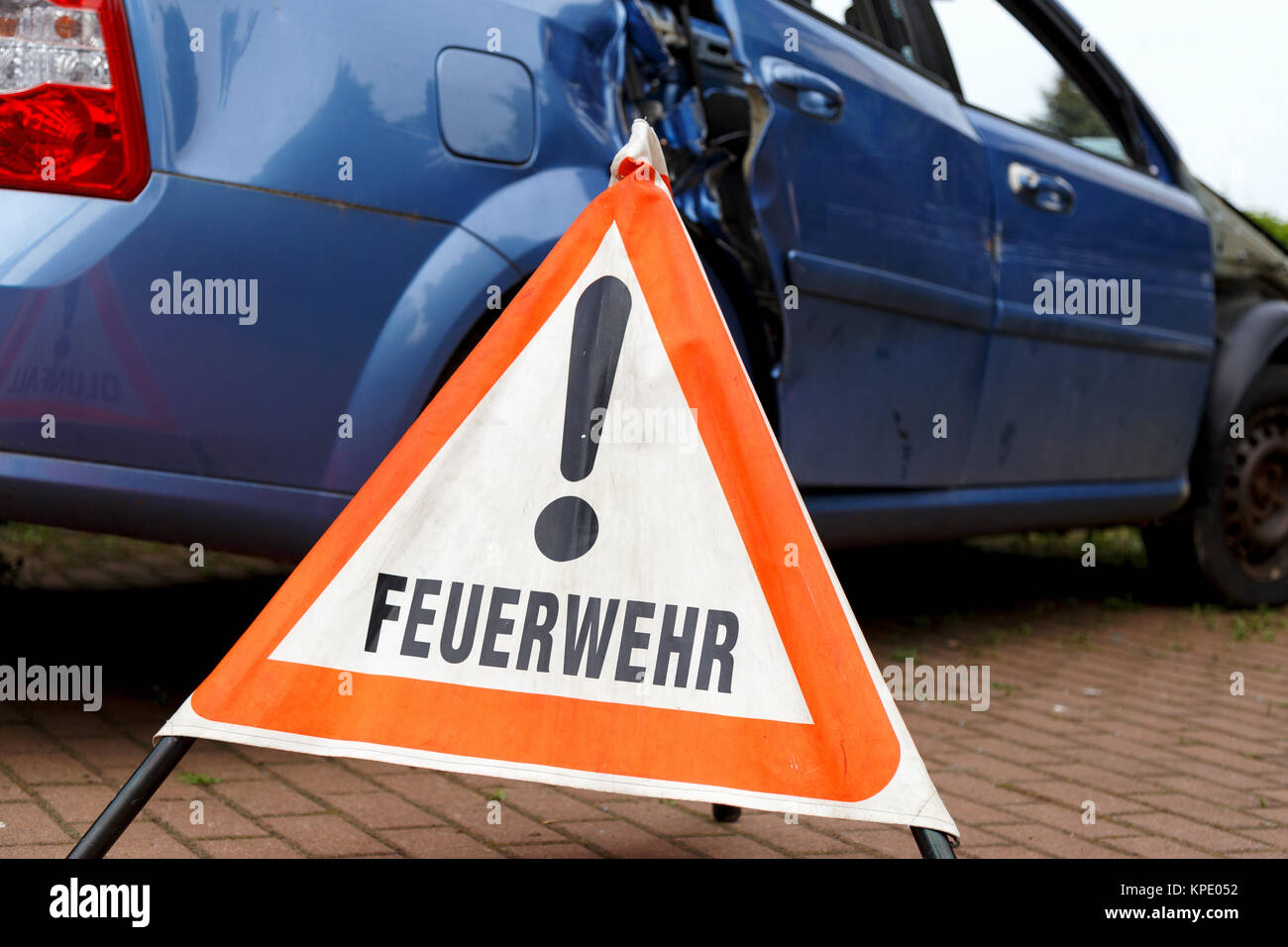Fire brigade sign hi-res stock photography and images - Alamy