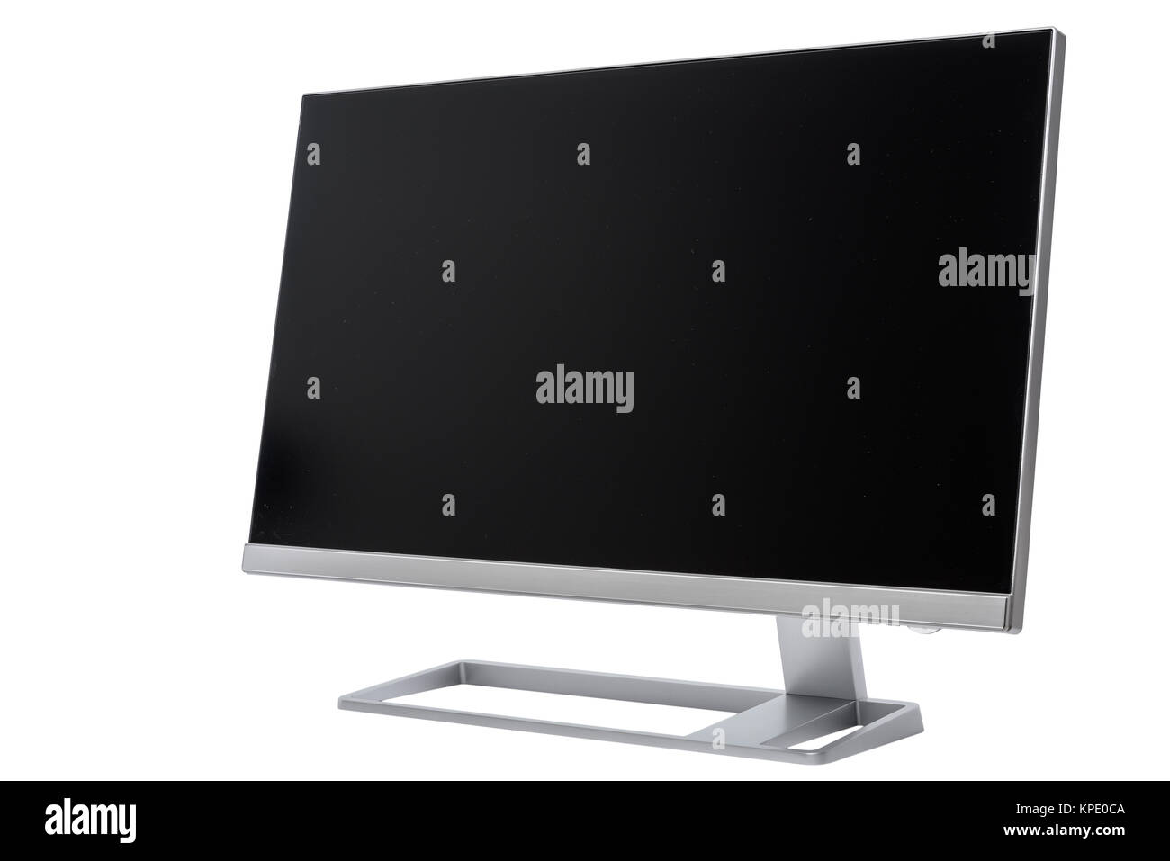 Stylish, modern LCD computer display, diagonal view Stock Photo - Alamy