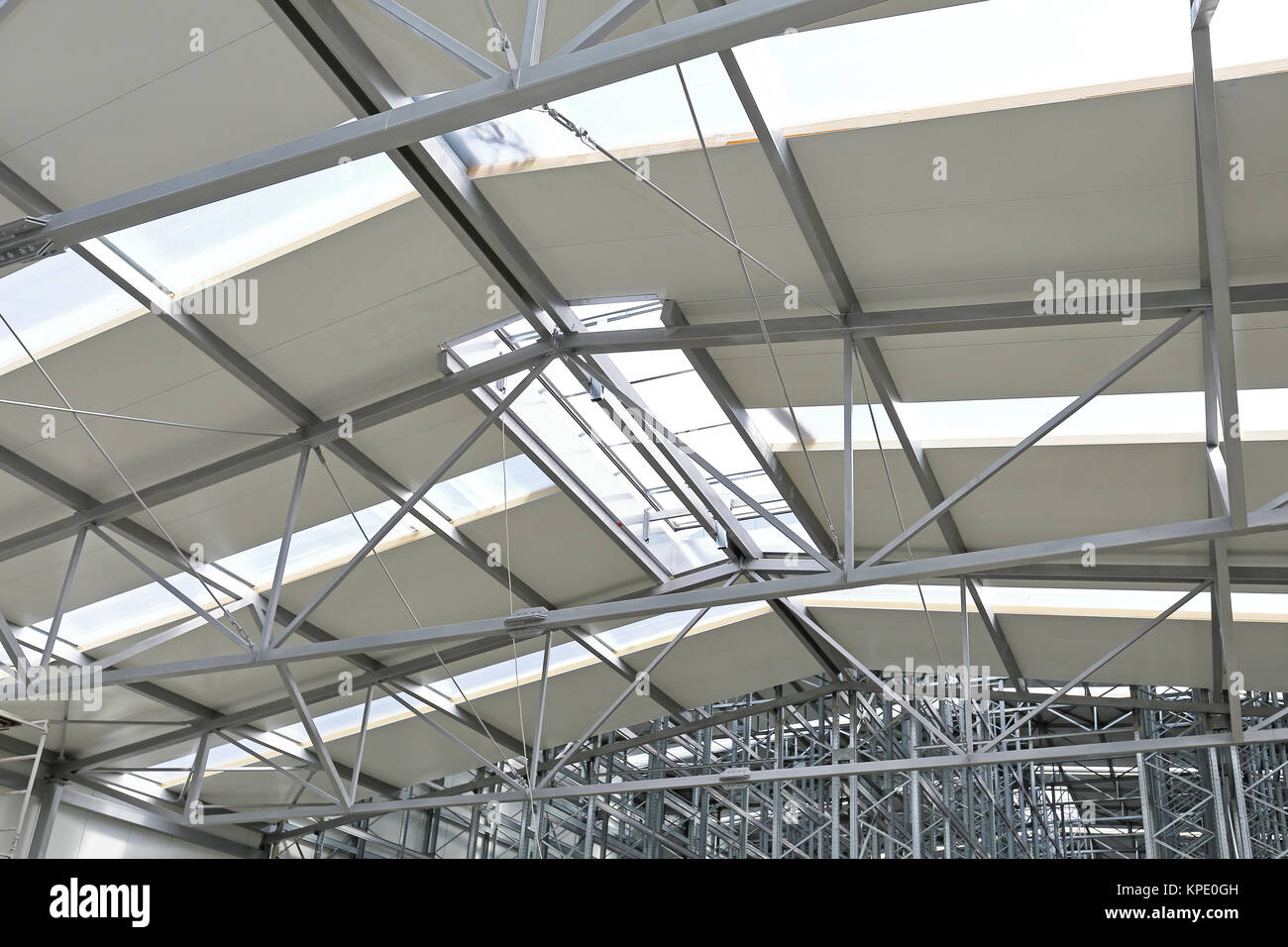 Skylight Window in Warehouse Stock Photo - Alamy