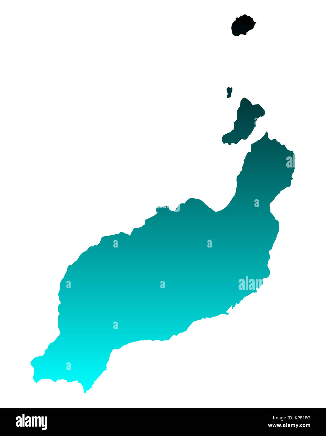 Lanzarote map hi-res stock photography and images - Alamy