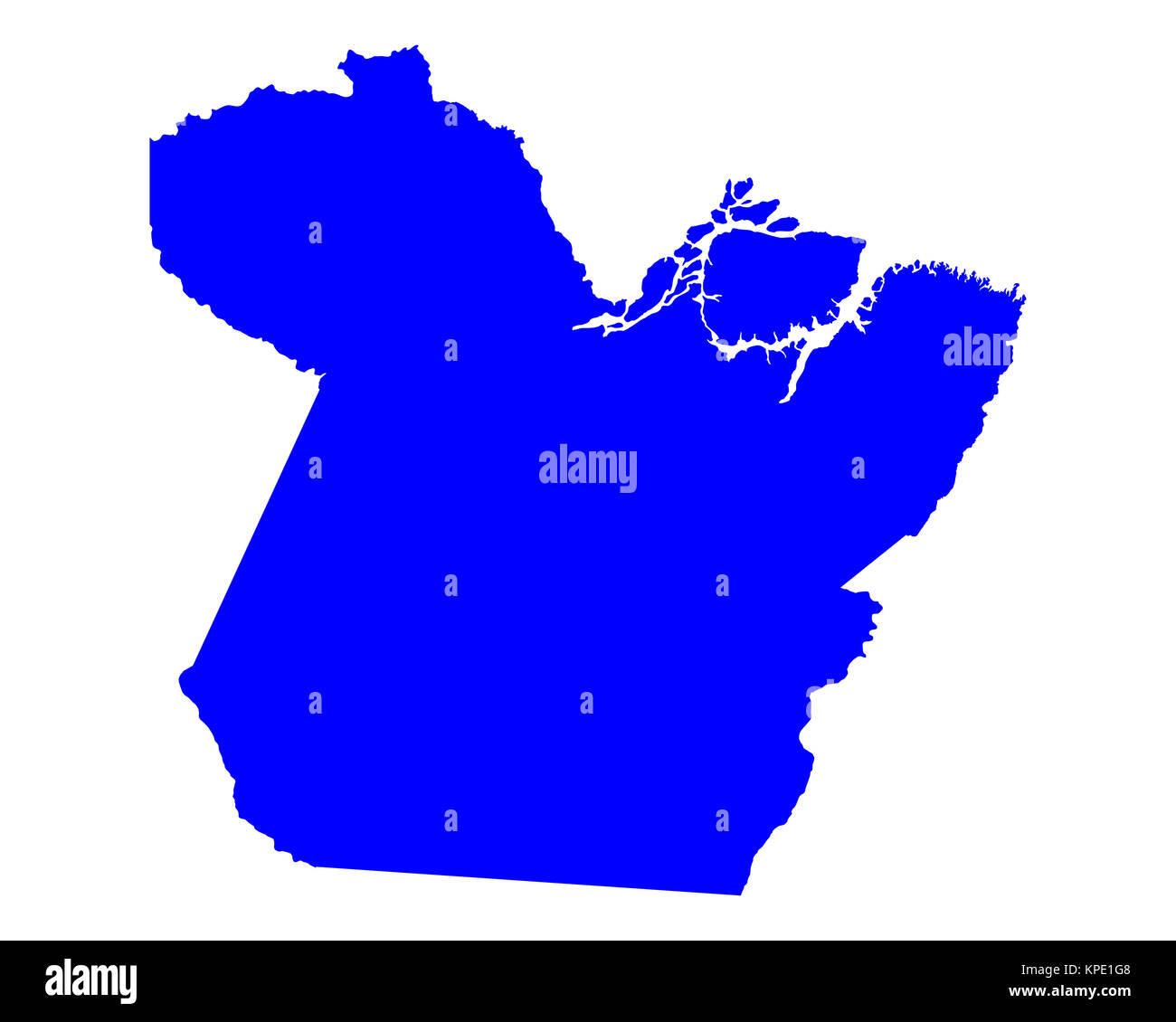 map of para Stock Photo - Alamy