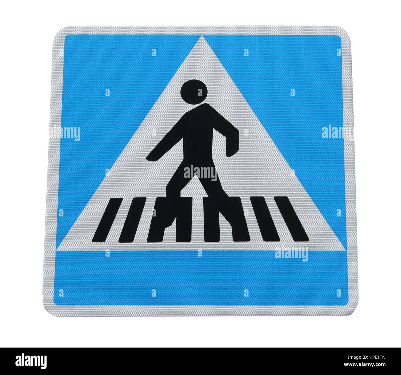 Pedestrian crossing sign Stock Photo - Alamy