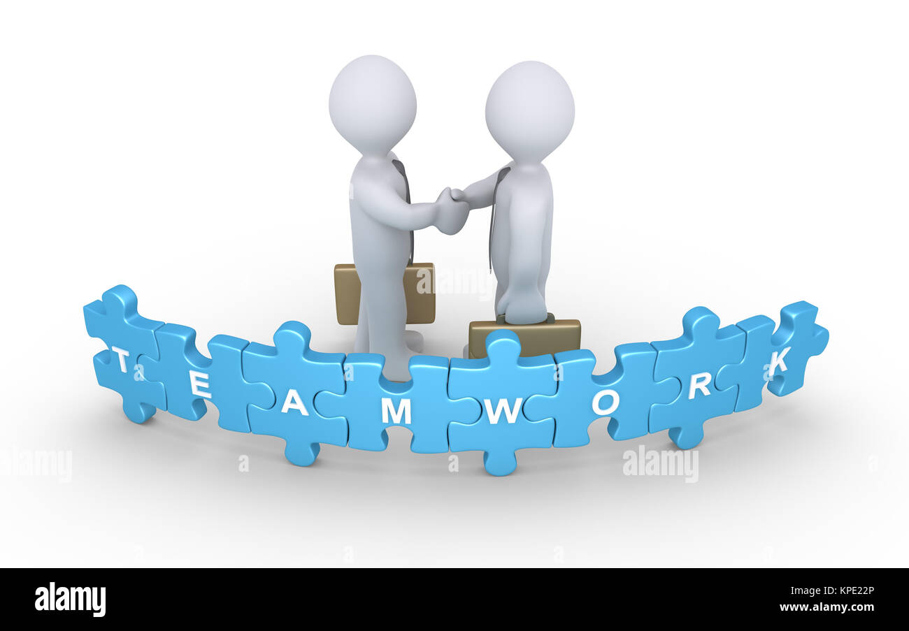 Businessmen agreement for teamwork Stock Photo - Alamy
