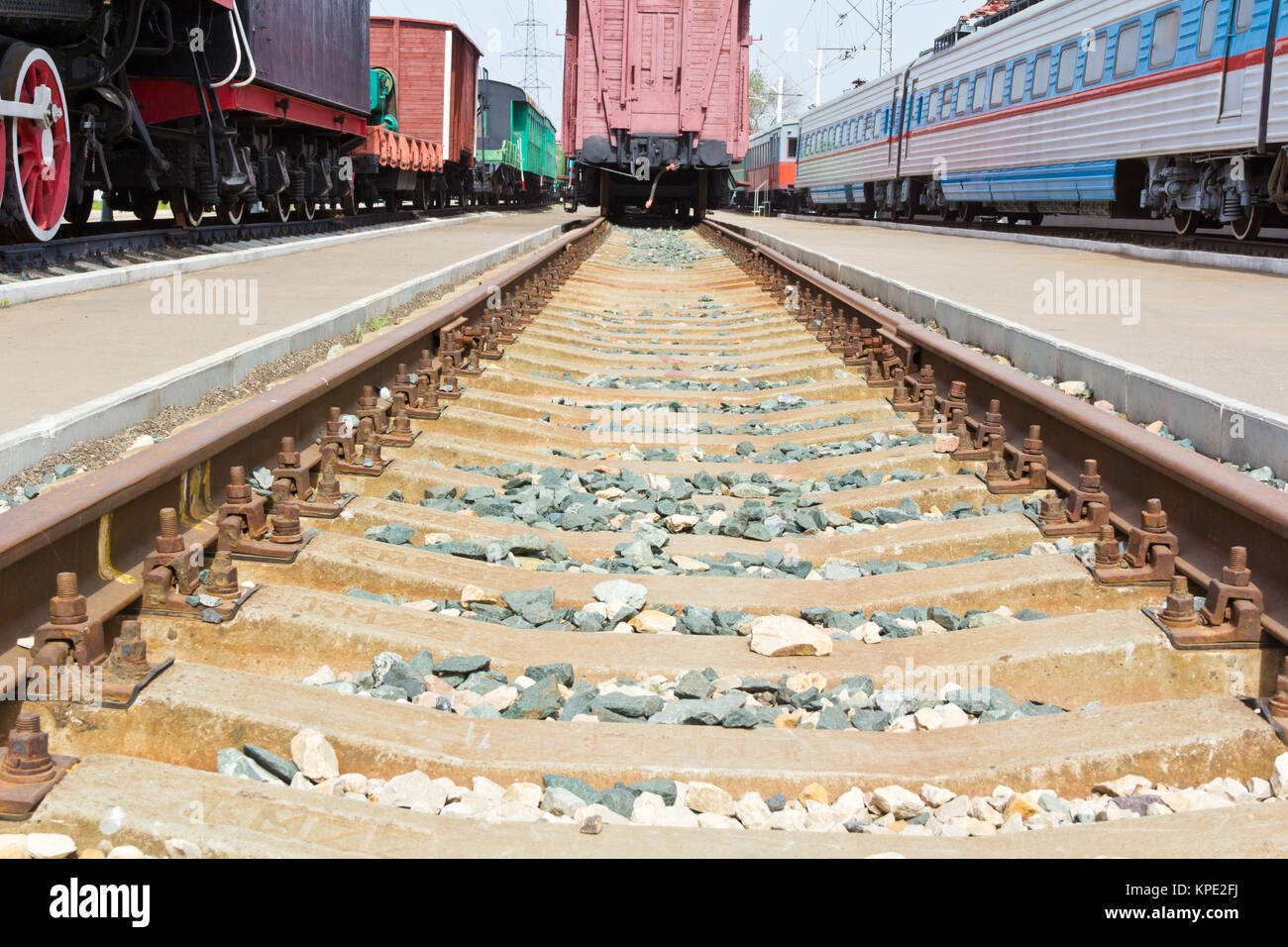 Old train way Stock Photo - Alamy