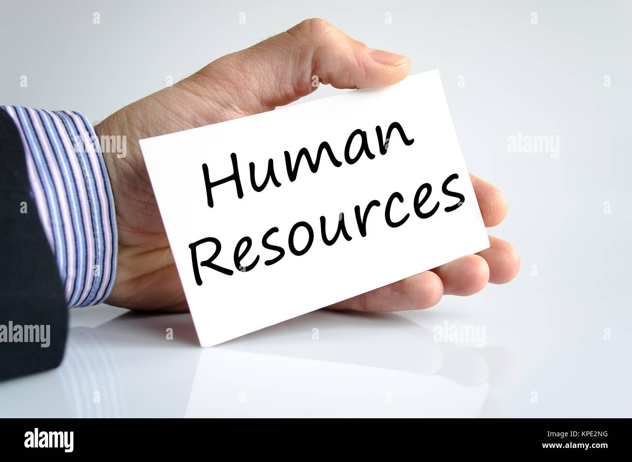 Human resources text concept Stock Photo - Alamy