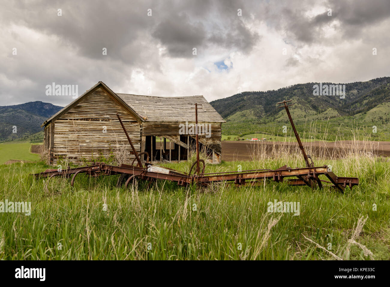 Old Abandoned Farm Stock Photo - Alamy