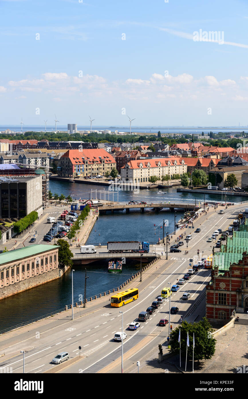 Copenhagen Panoramic View Stock Photo - Alamy