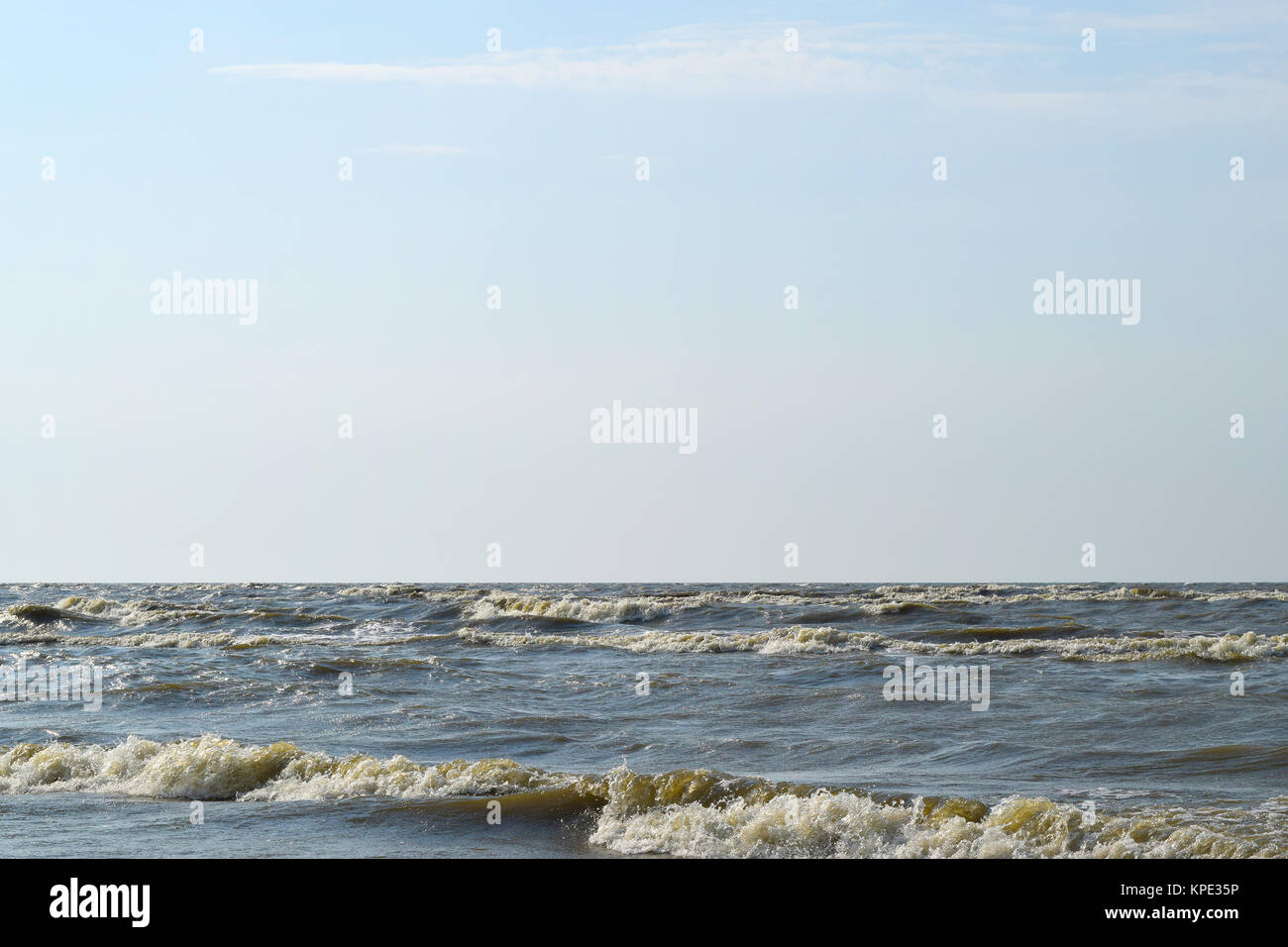 The coast of Sea Azov Stock Photo - Alamy